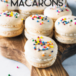 Funfetti Macarons - Pies and Tacos