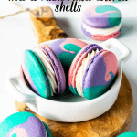 Multi-colored macaron shells (from one batch of macarons) - Pies and Tacos