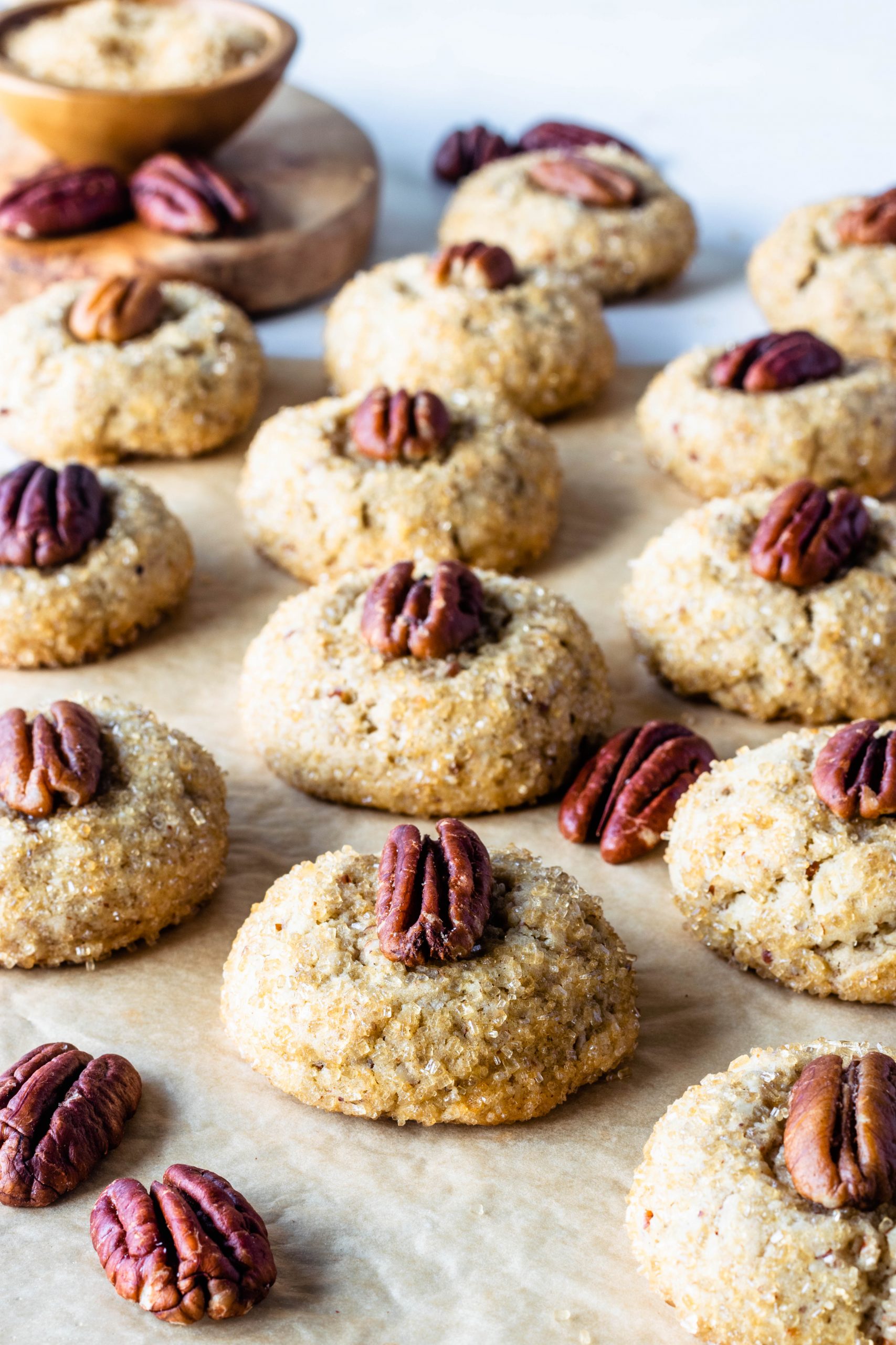 Vegan Pecan Cookies - Pies and Tacos
