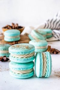 Chai Macarons - Pies and Tacos