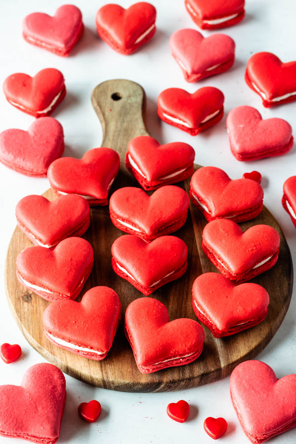 Heart Macaron Template