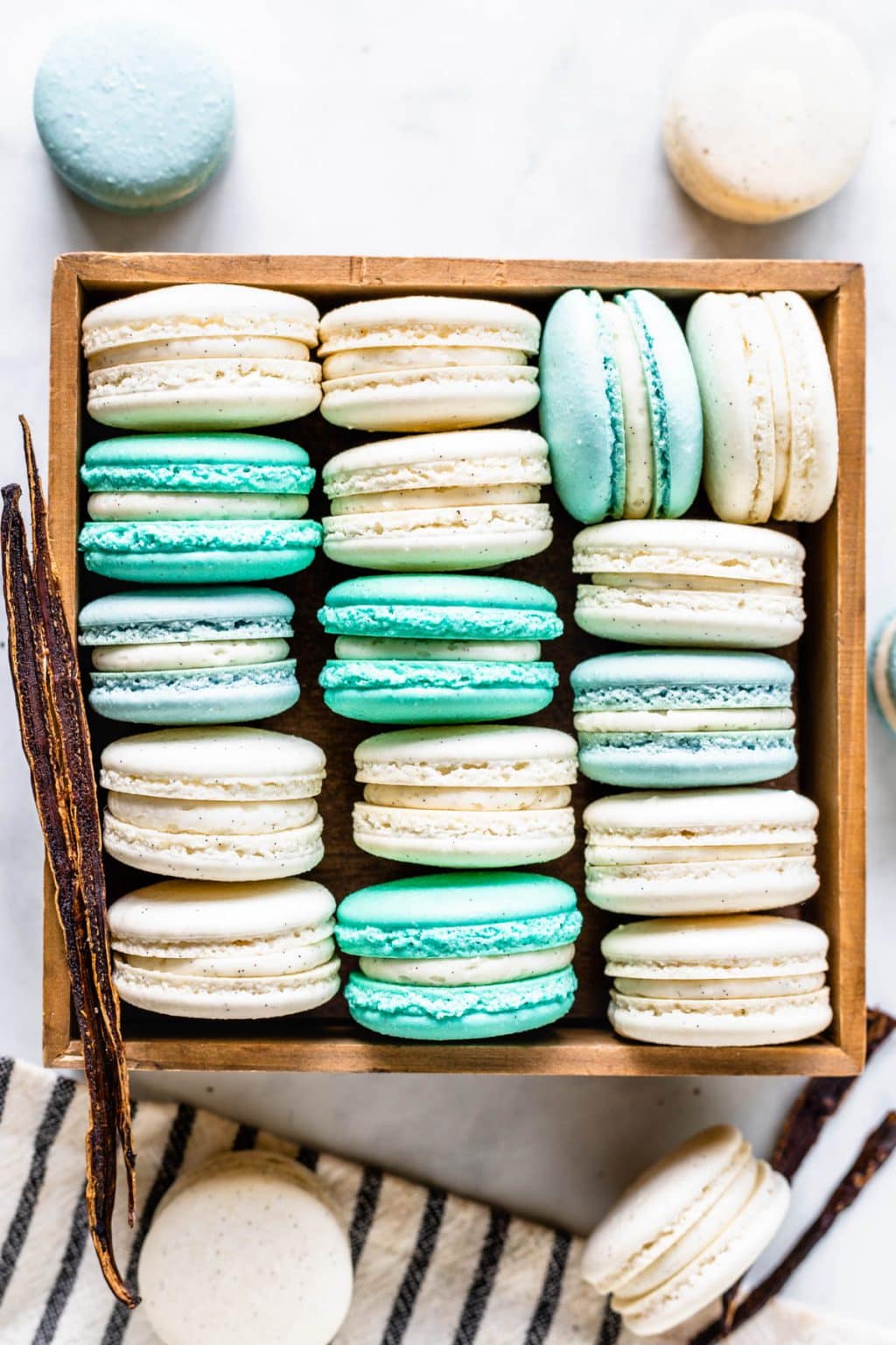 Vanilla Macarons - Pies and Tacos