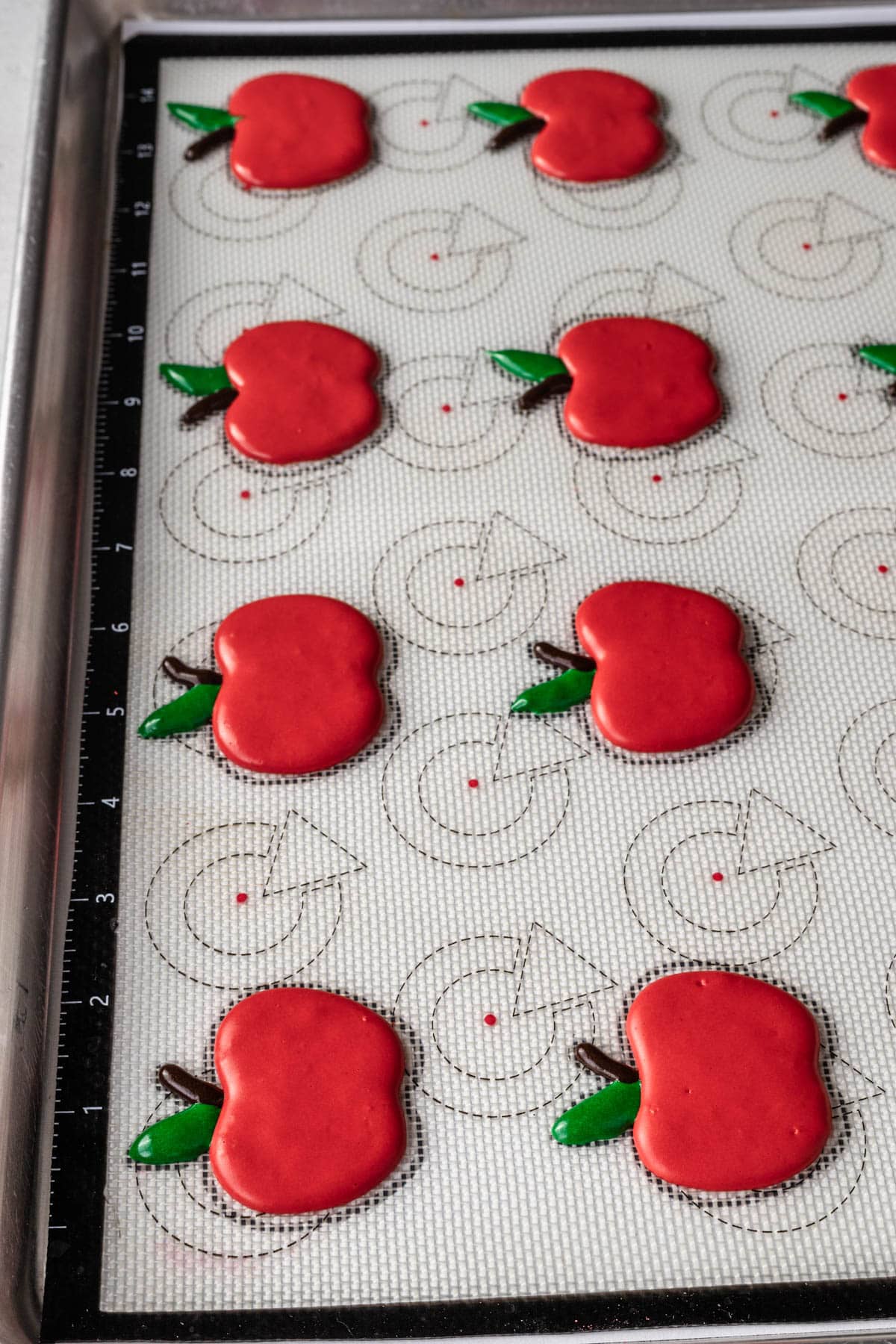 Caramel Apple Macarons - Pies and Tacos