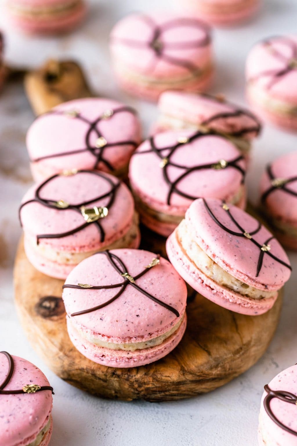 Banana Macarons (plus video) - Pies and Tacos