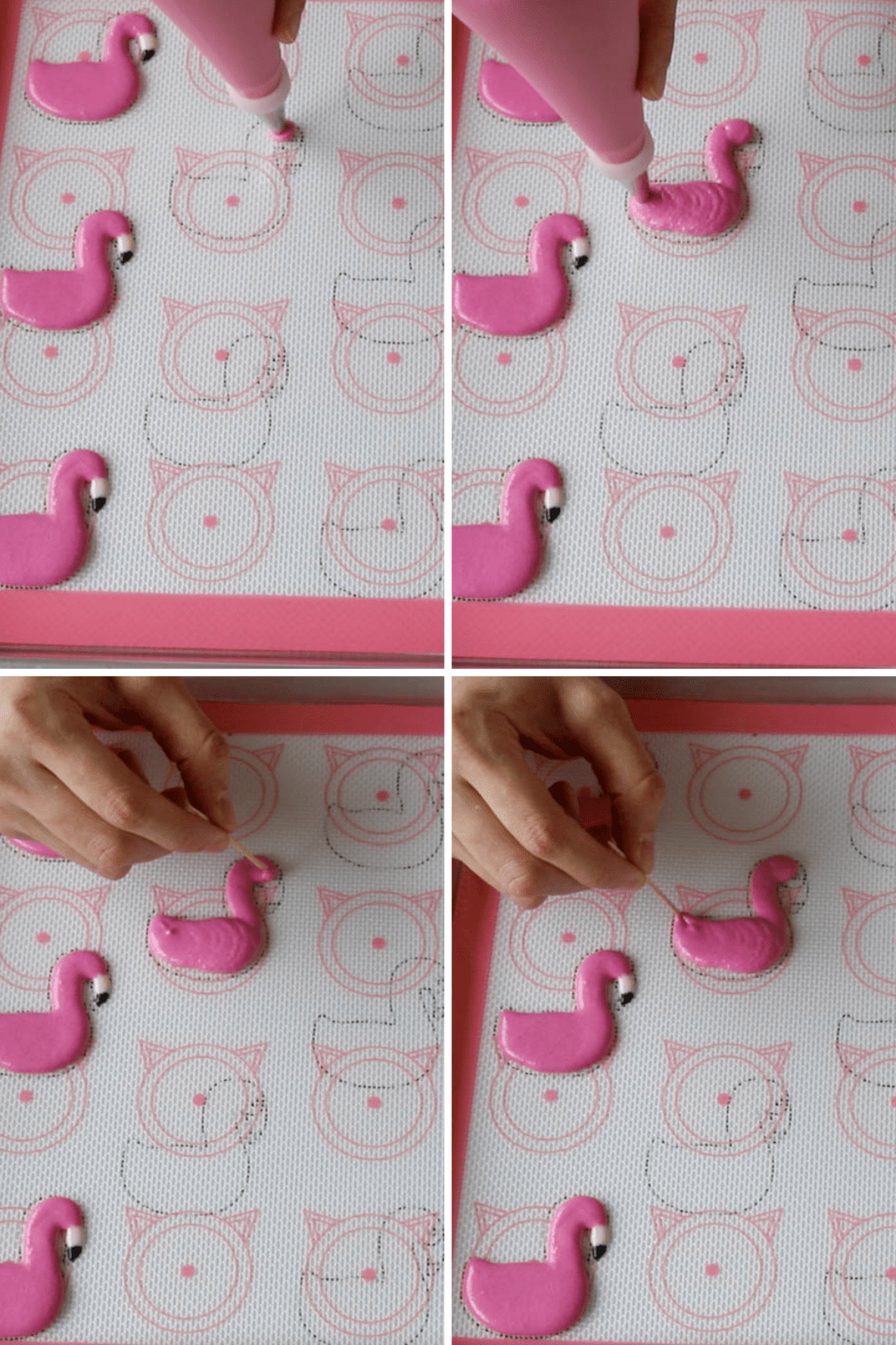 Flamingo Macarons - Pies and Tacos