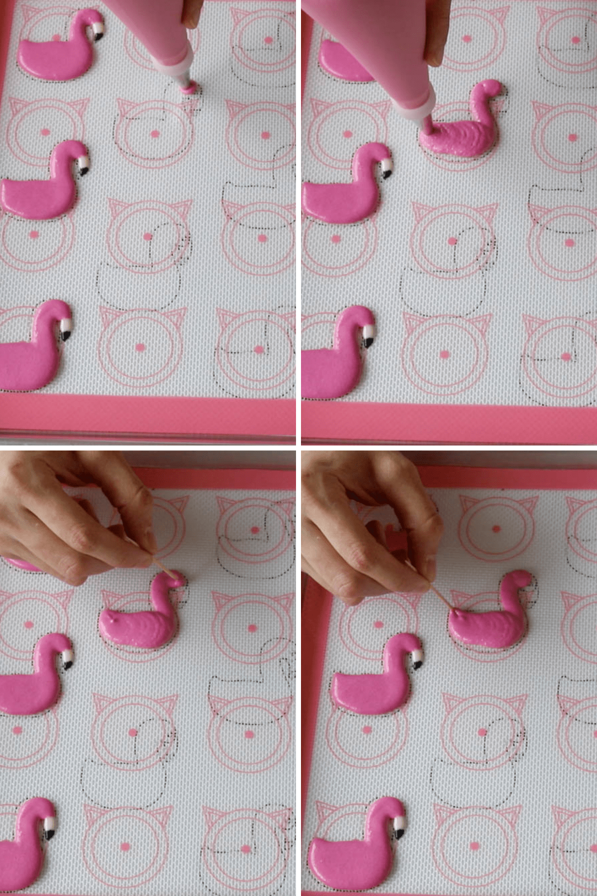 Flamingo Macarons - Pies and Tacos