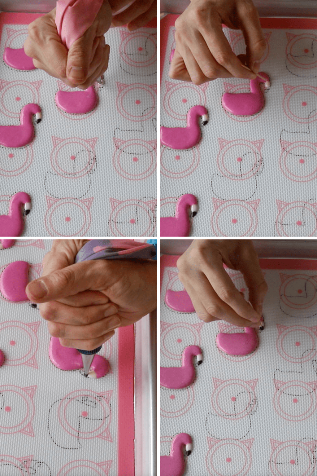 Flamingo Macarons - Pies and Tacos