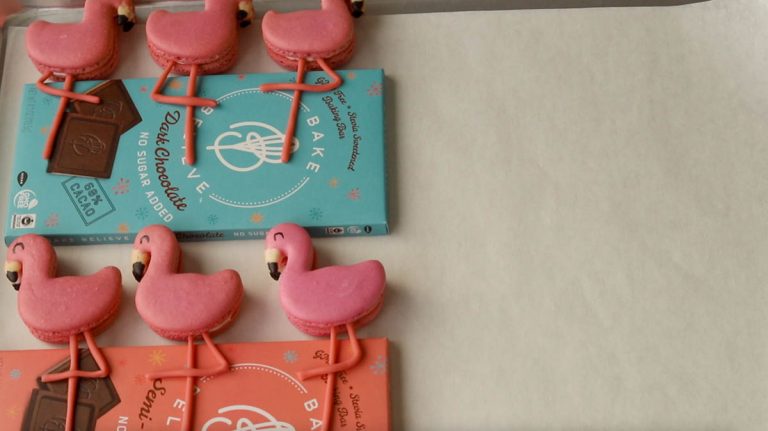 Flamingo Macarons - Pies and Tacos