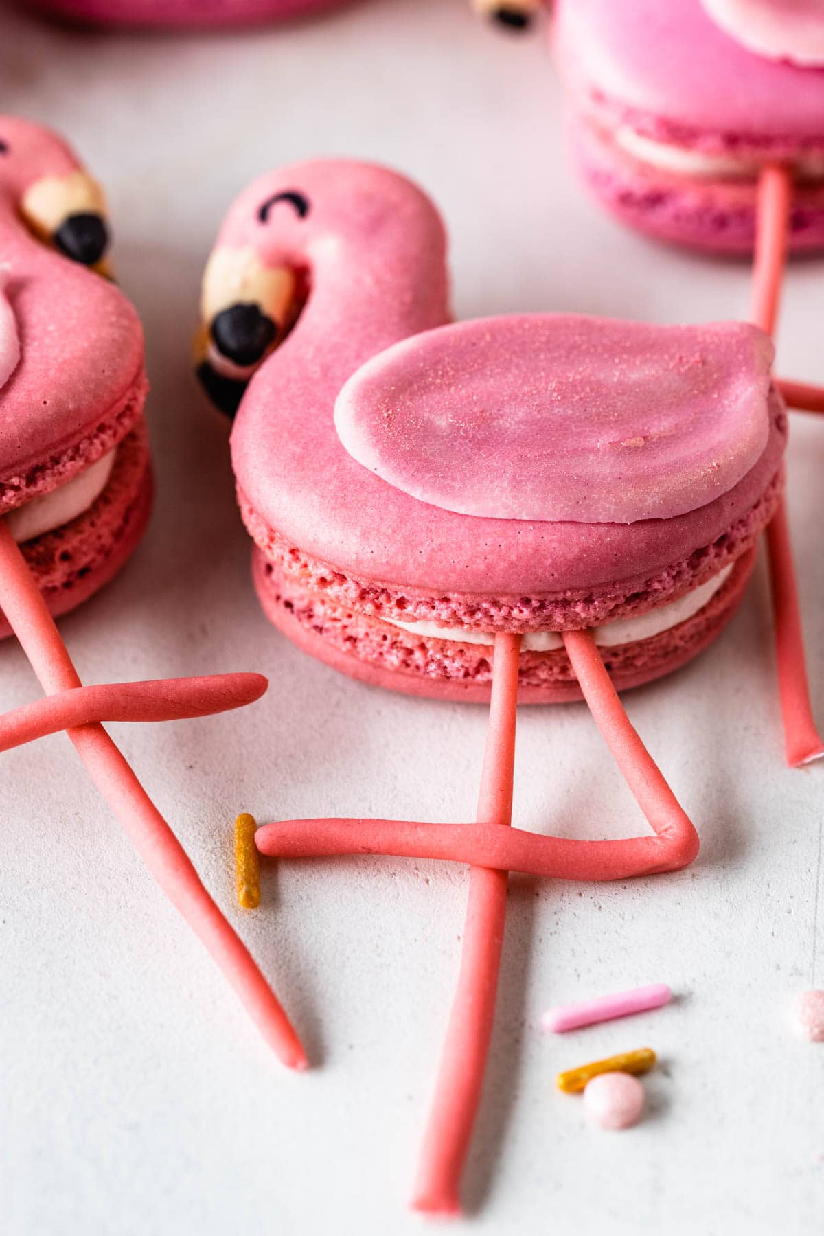 Flamingo Macarons - Pies and Tacos
