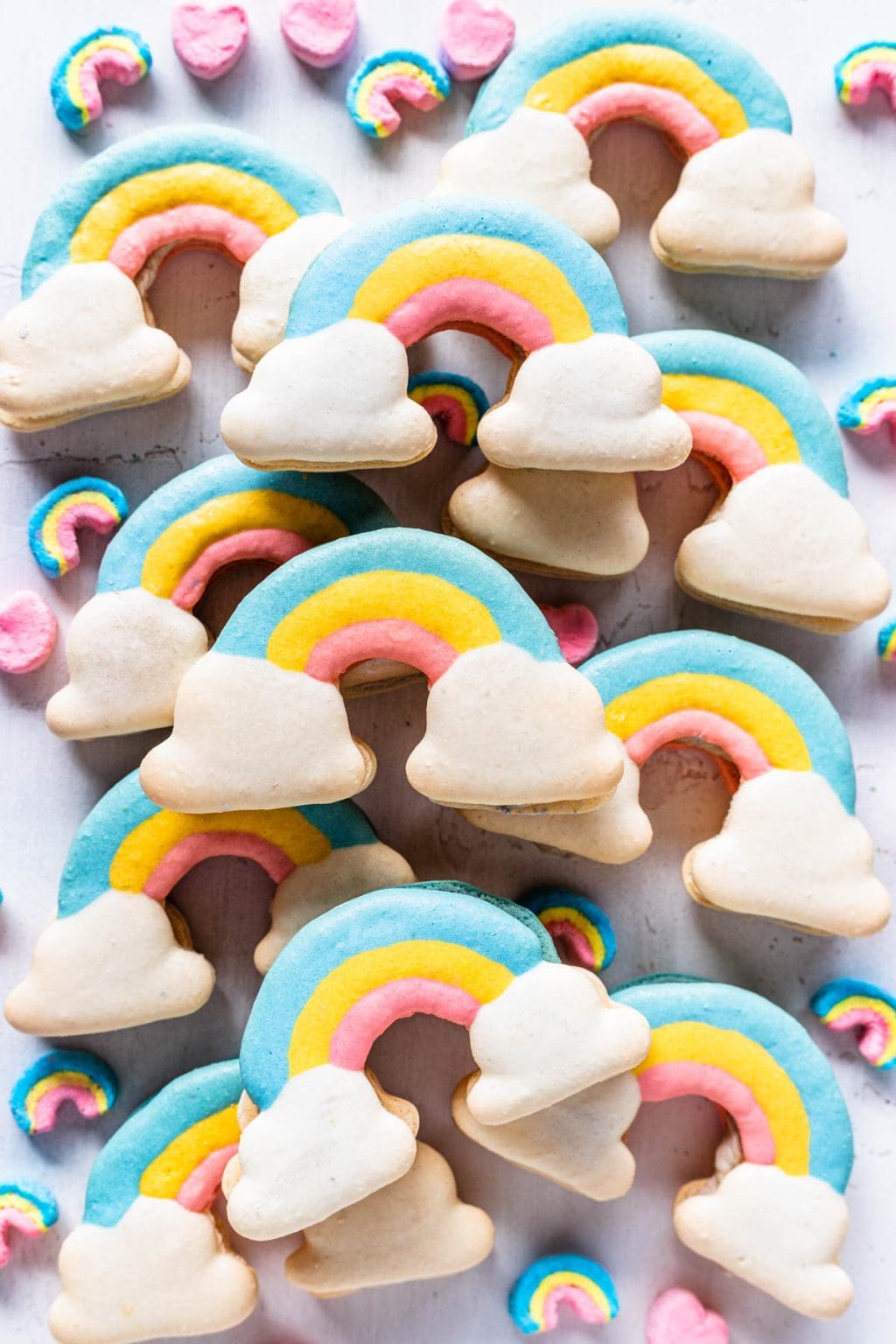 Rainbow Macarons - Pies and Tacos