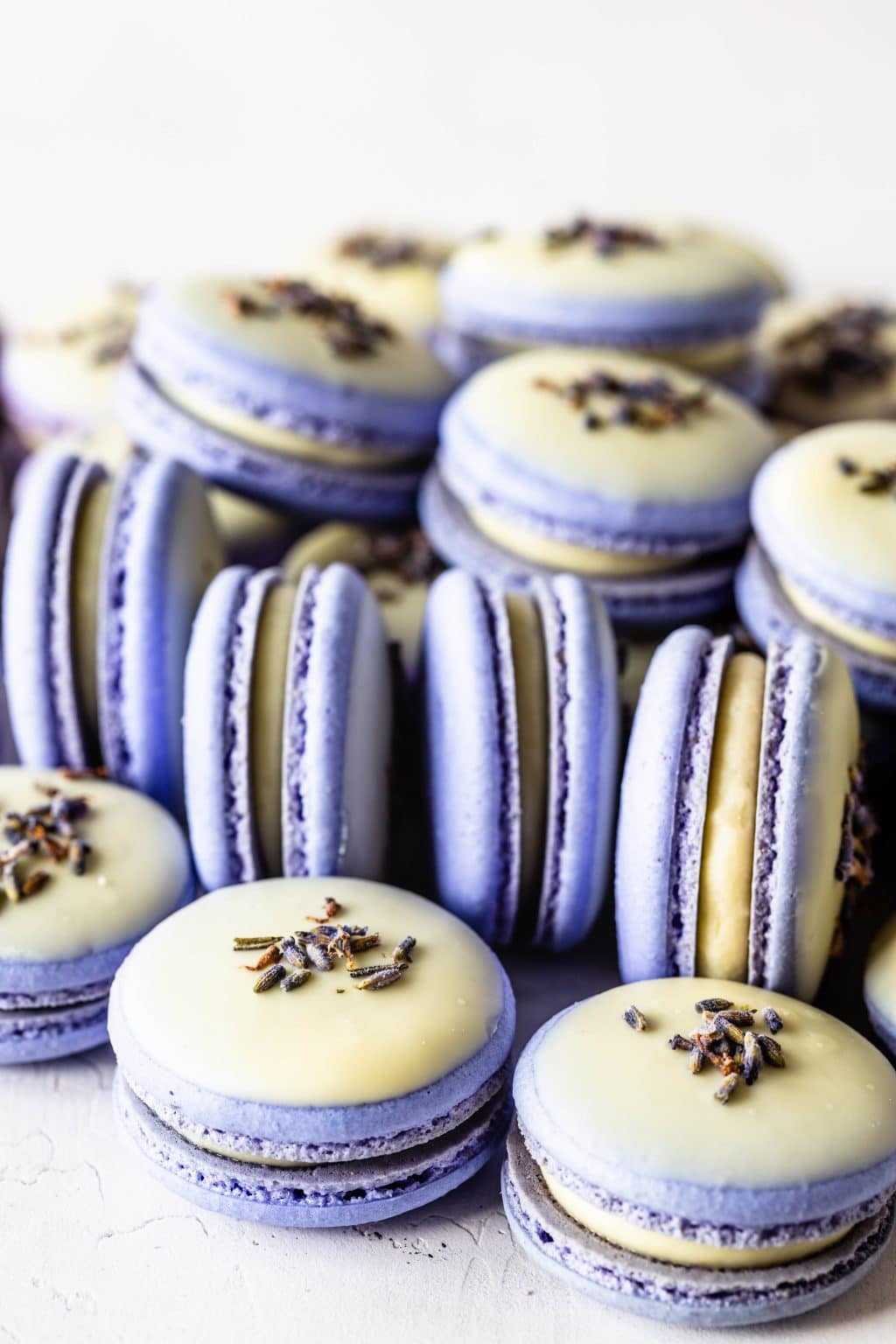 Lavender Macarons - Pies and Tacos