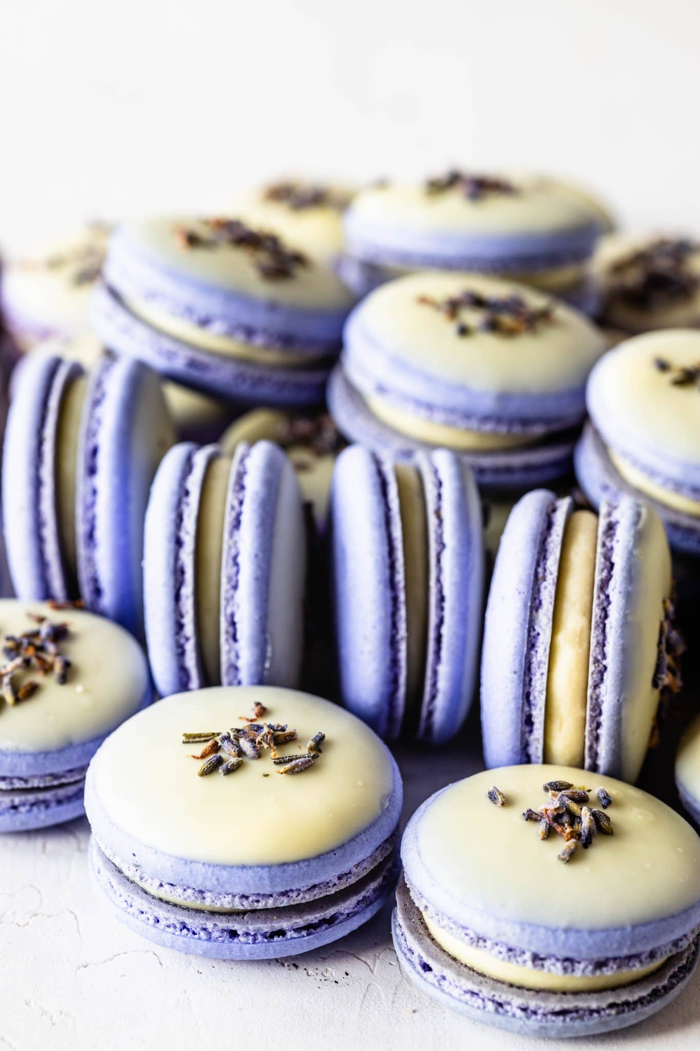 Lavender Macarons - Pies and Tacos