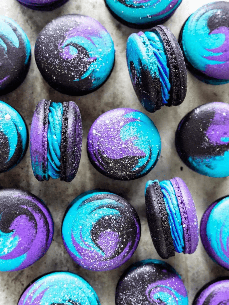 Galaxy Macarons Story - Pies and Tacos