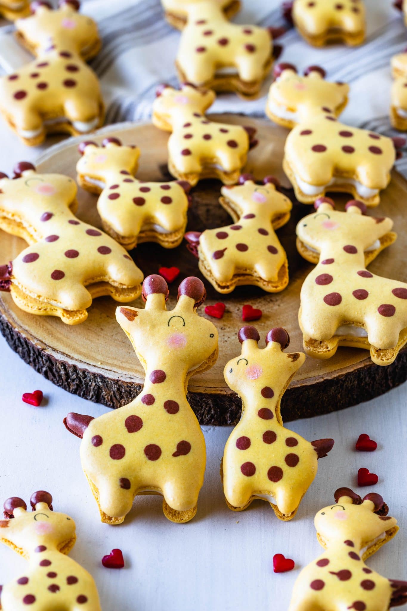 Giraffe Macarons - Pies and Tacos