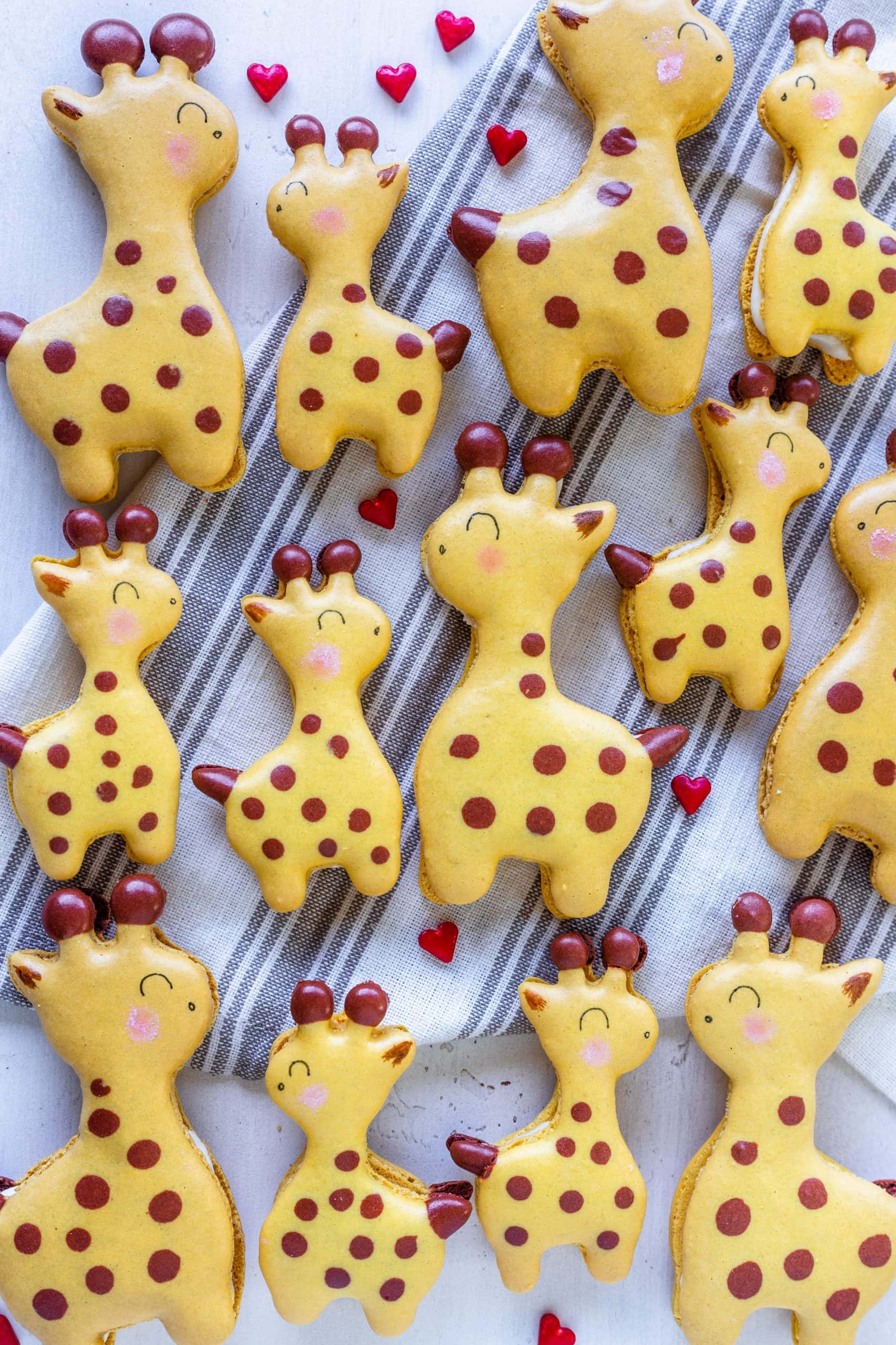 Giraffe Macarons - Pies and Tacos