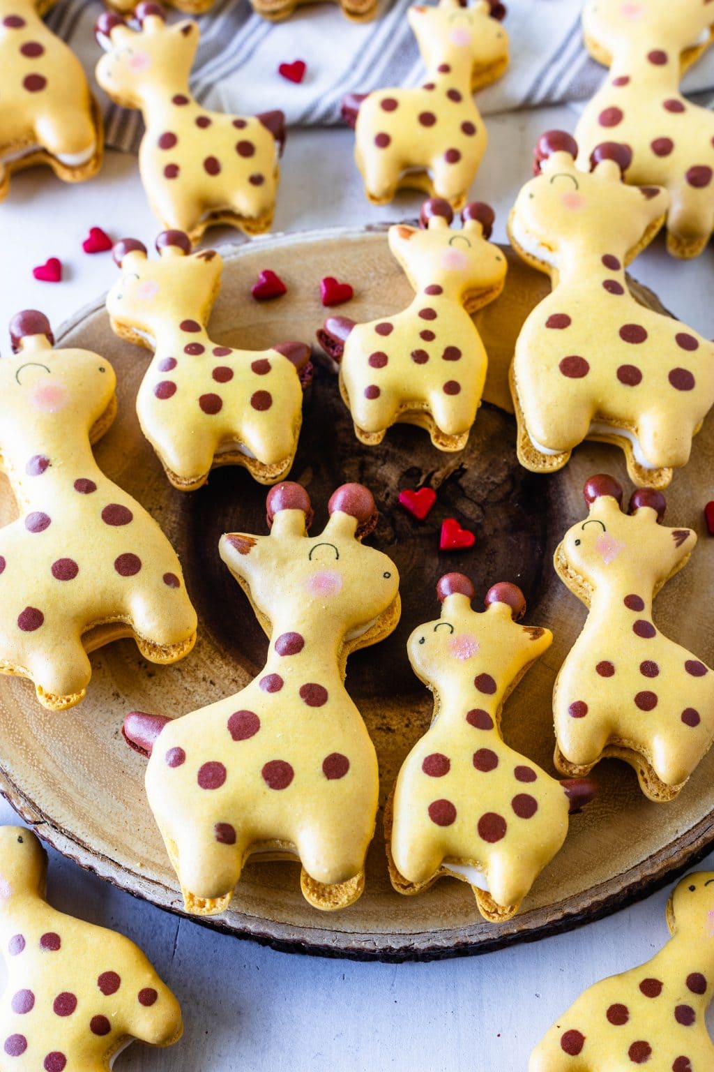 Giraffe Macarons - Pies and Tacos
