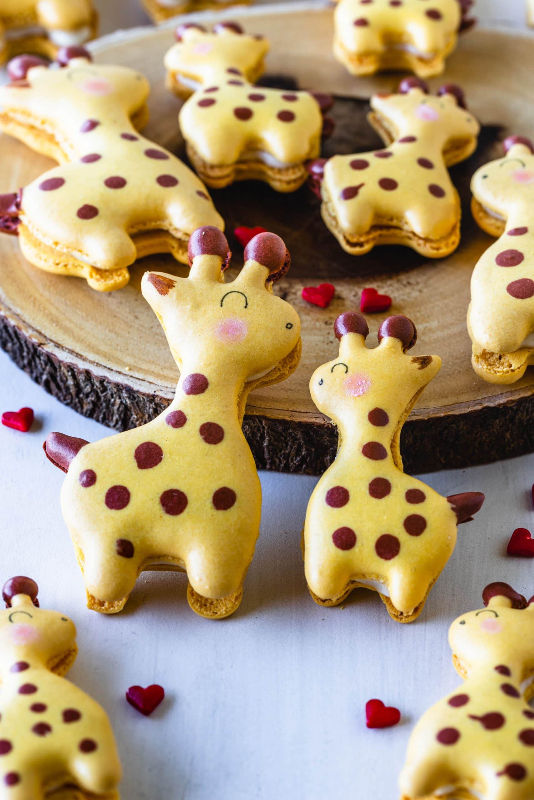 Giraffe Macarons - Pies and Tacos