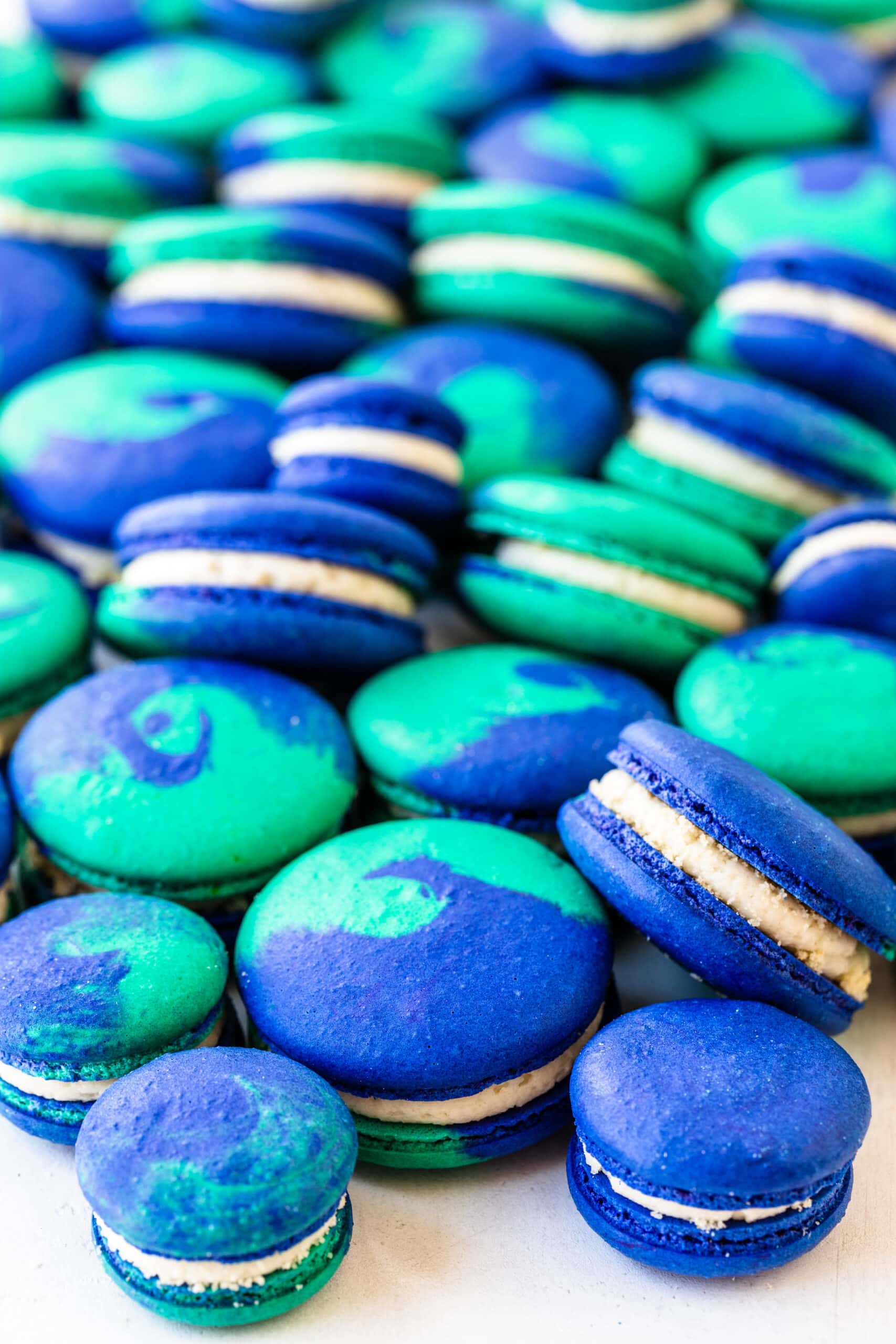 Beach Macarons - Pies and Tacos