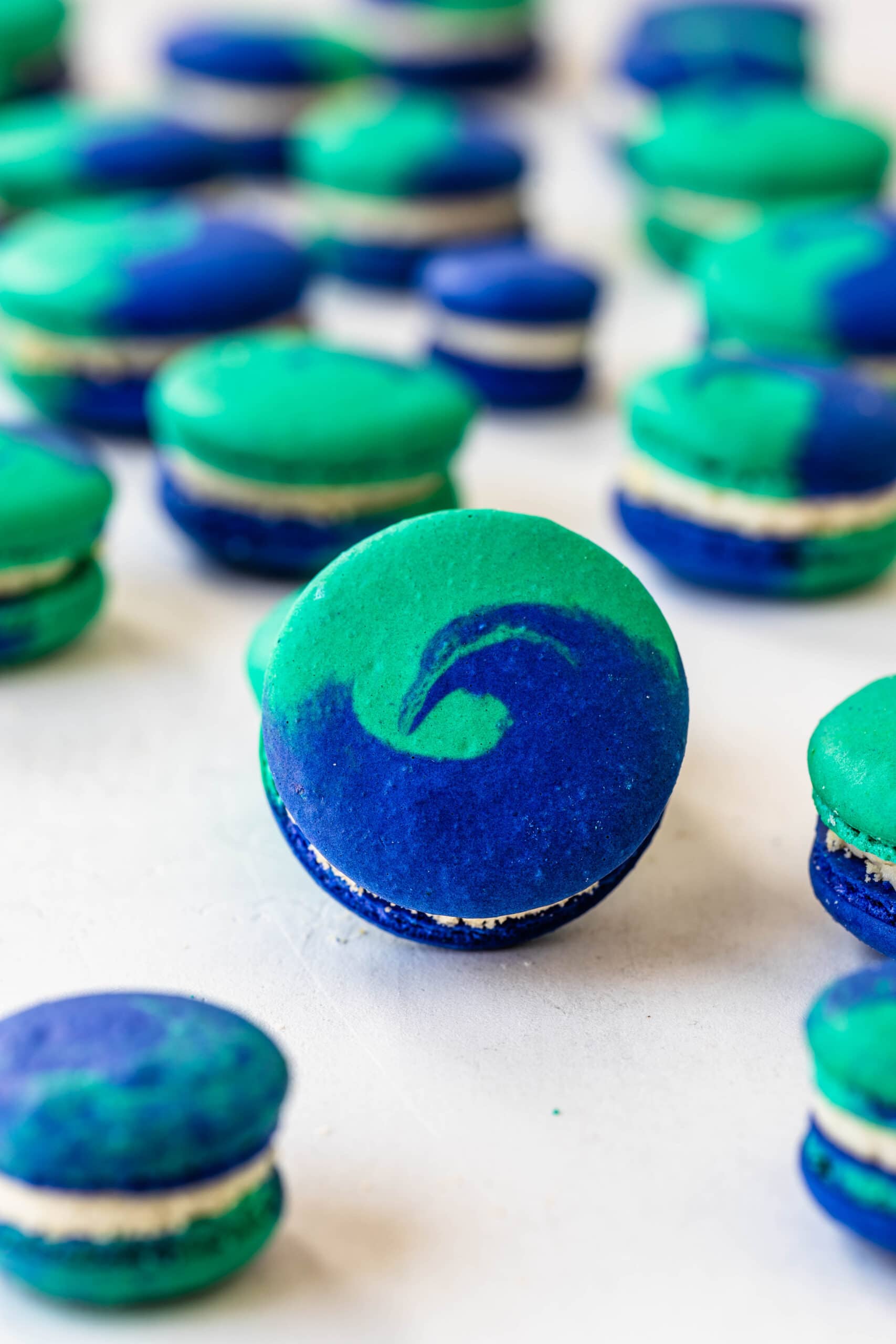 Beach Macarons - Pies and Tacos