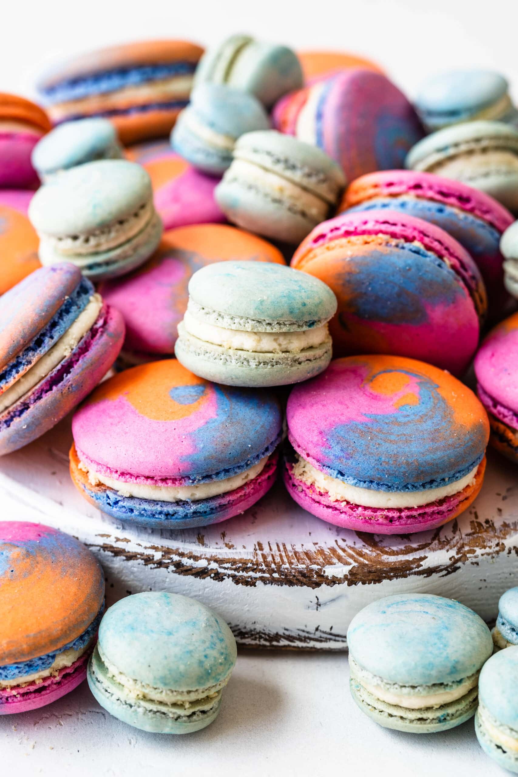 Beach Macarons - Pies and Tacos