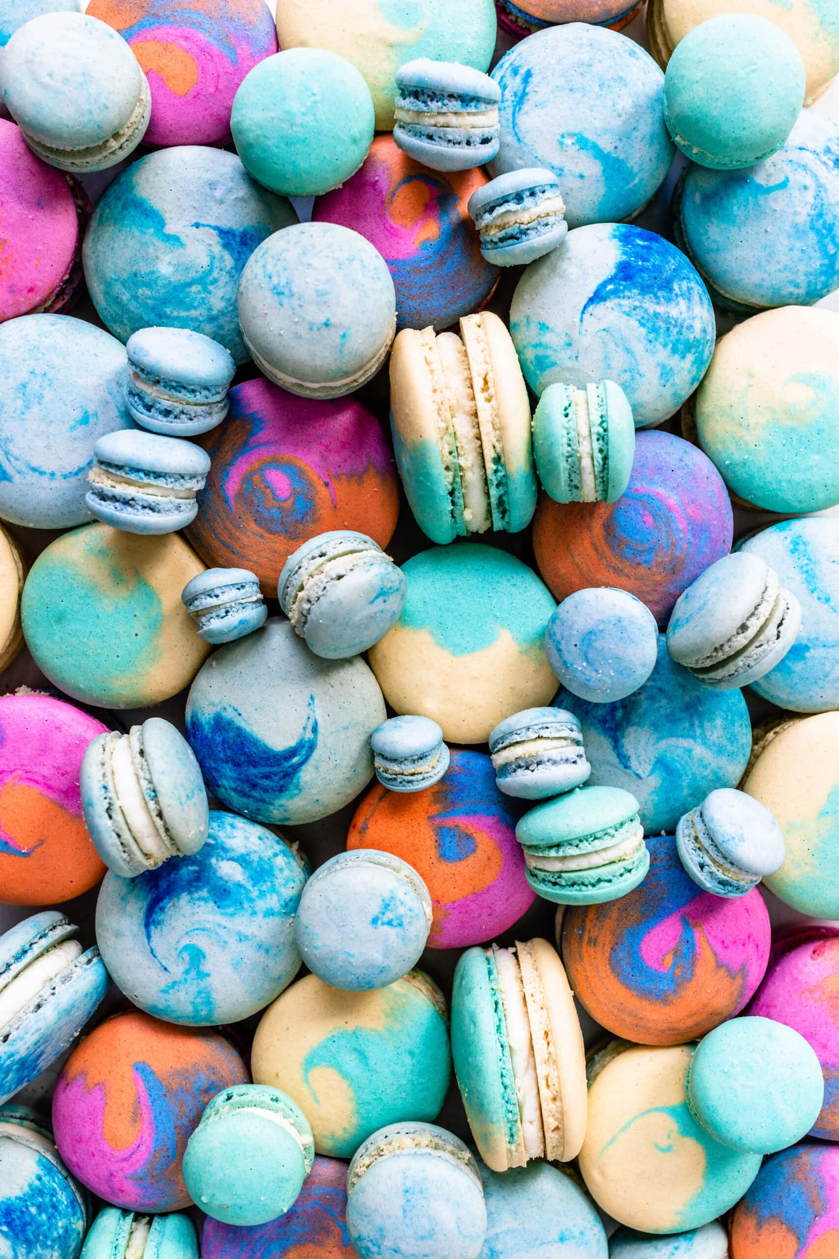 Beach Macarons - Pies and Tacos