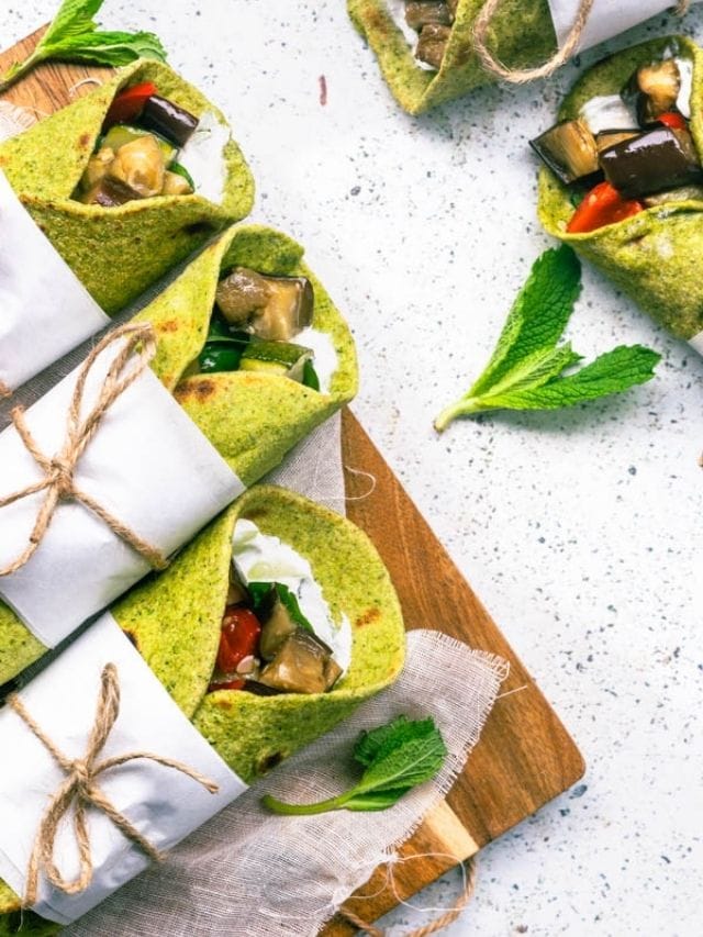 Veggie Wraps Story - Pies and Tacos