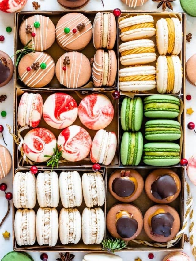 Christmas Macarons Story - Pies and Tacos