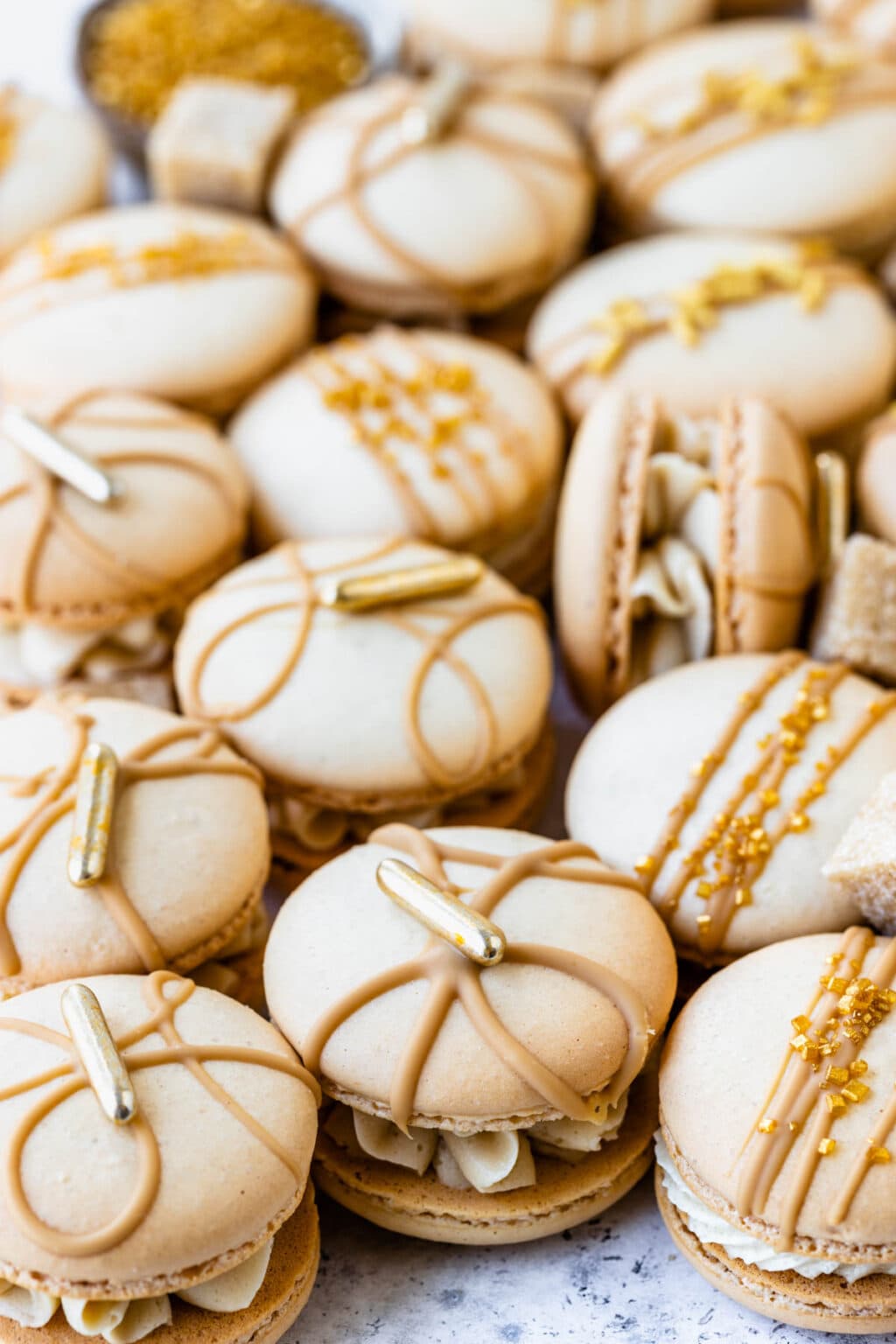 Brown Sugar Macarons - Pies and Tacos
