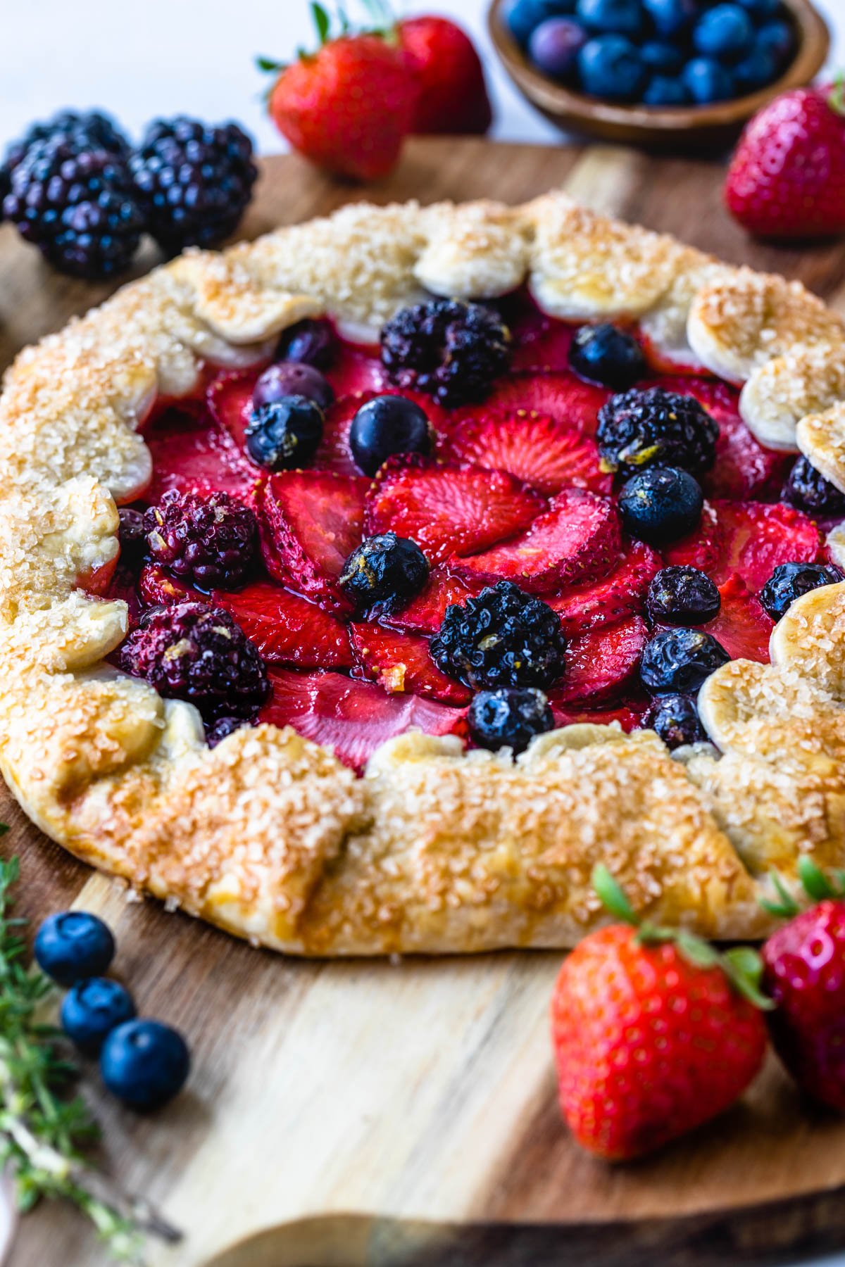 The Best Mixed Berry Galette Recipe - Pies and Tacos