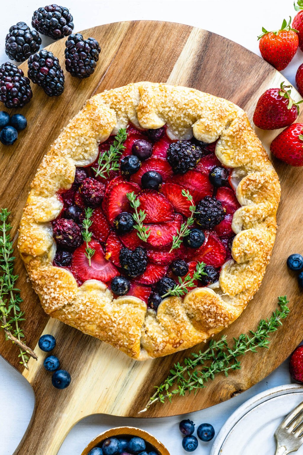 The Best Mixed Berry Galette Recipe - Pies and Tacos