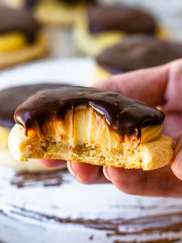 Boston Cream Cookies - Pies and Tacos