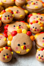 Turkey Macarons - Pies and Tacos