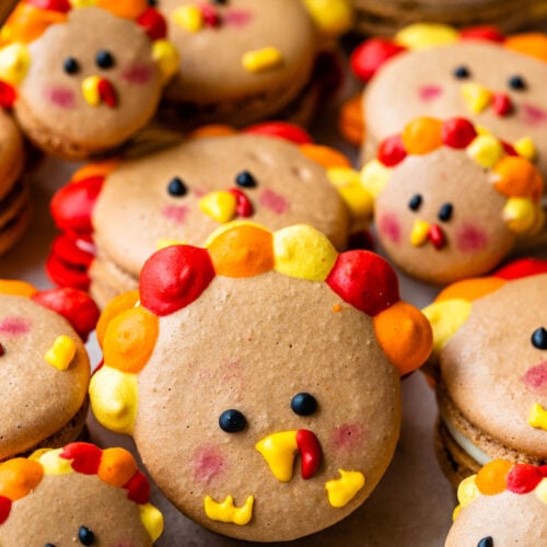 Turkey Macarons - Pies and Tacos