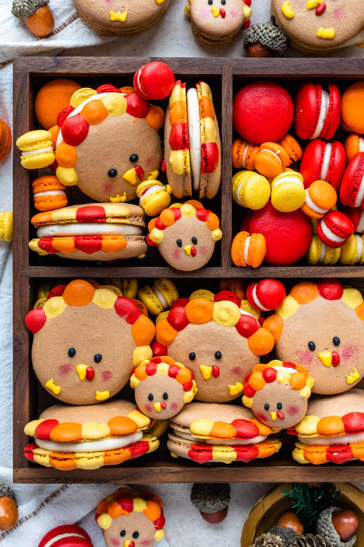 Turkey Macarons - Pies and Tacos