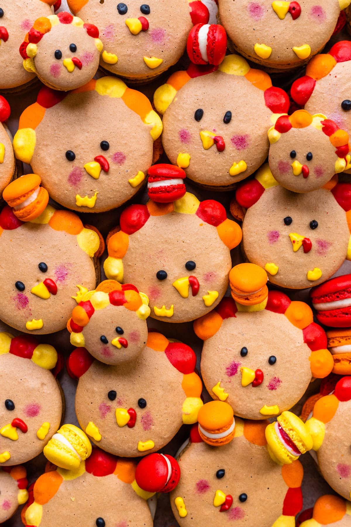 Turkey Macarons - Pies and Tacos