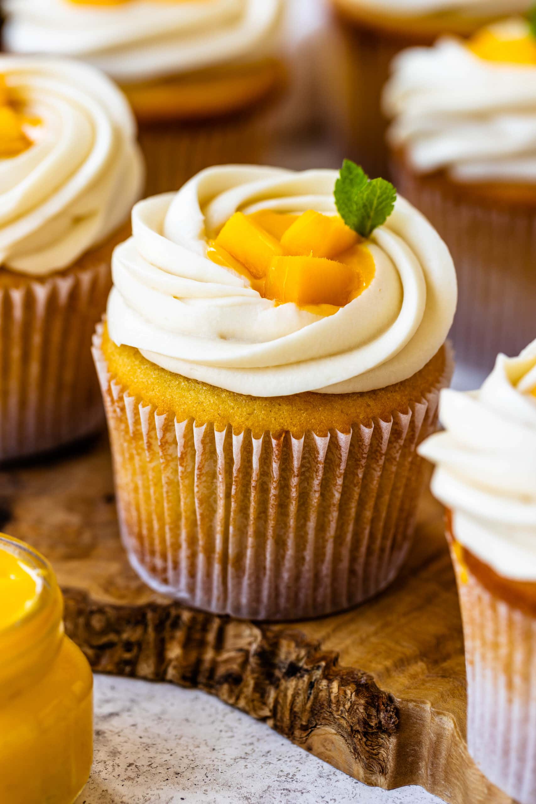 Mango Cupcakes - Pies and Tacos