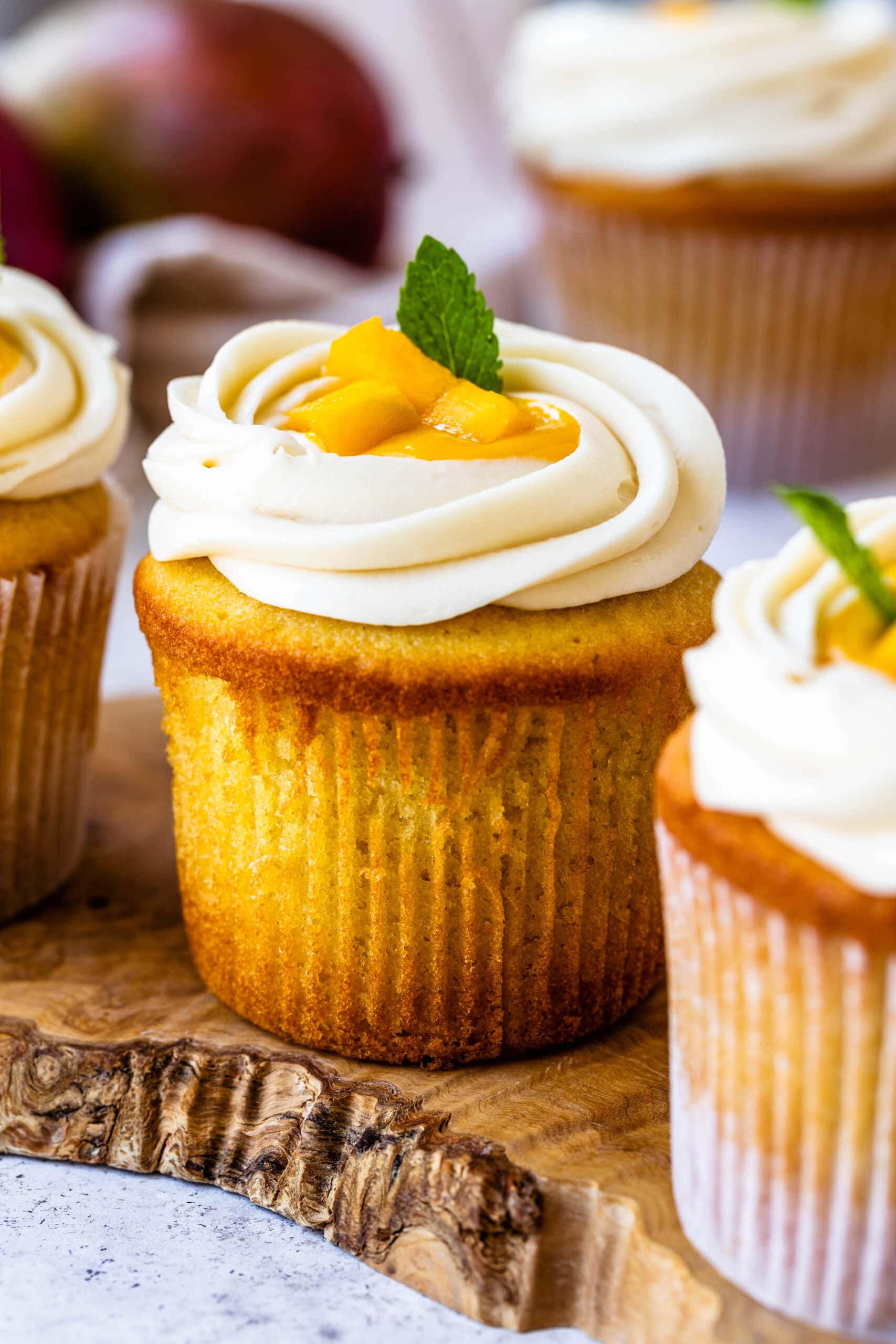 Mango Cupcakes - Pies and Tacos