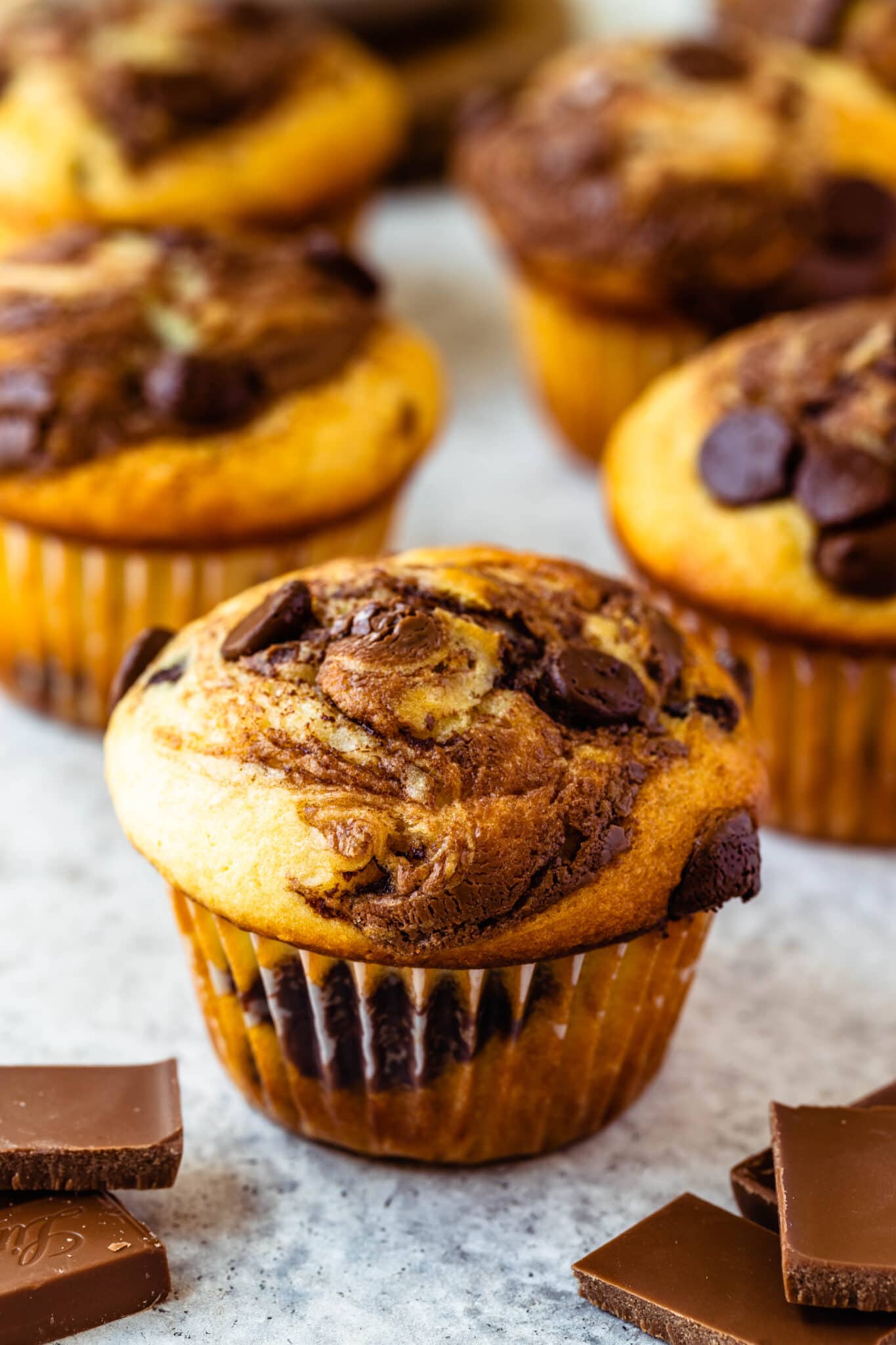 Nutella Muffins - Pies and Tacos