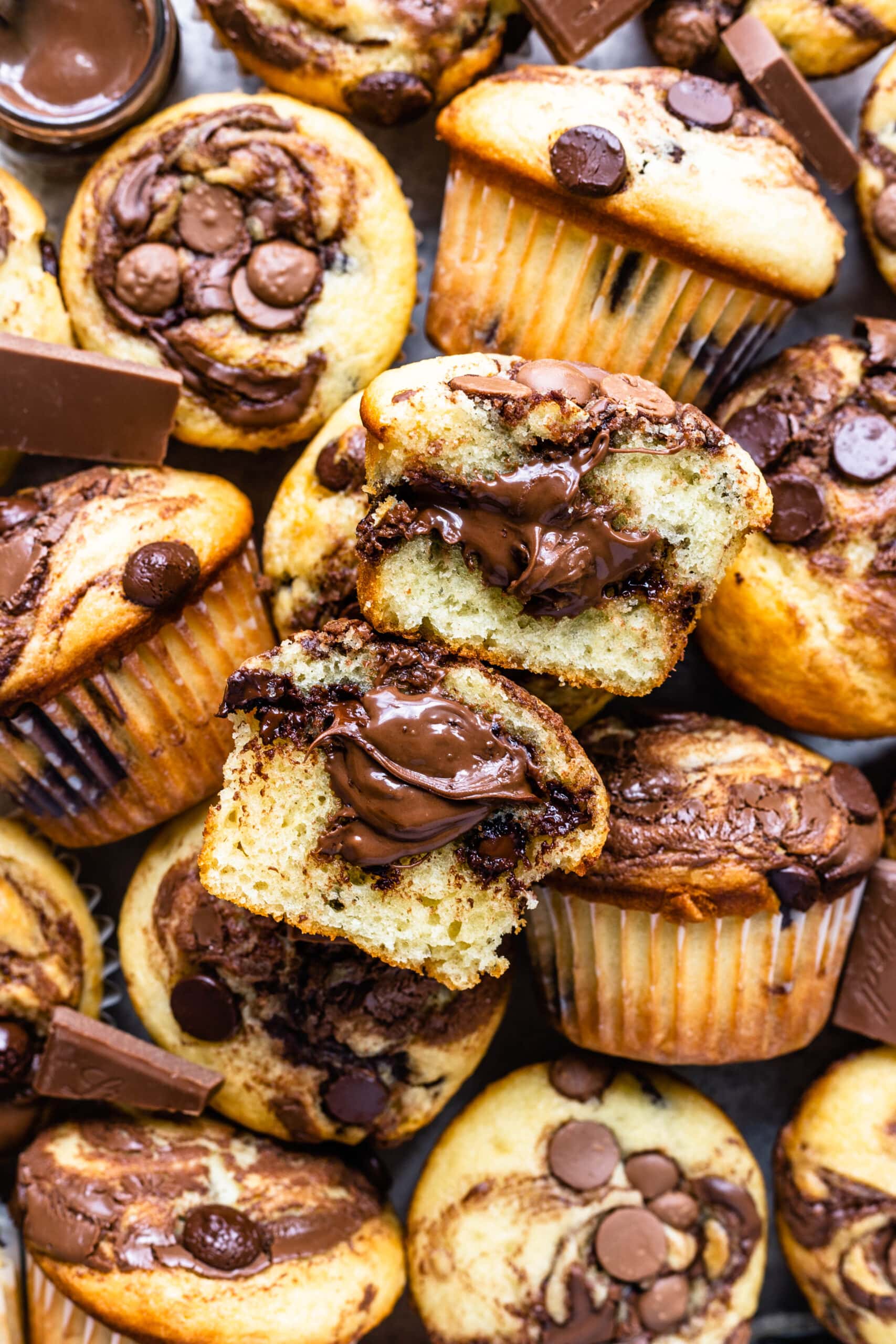 Nutella Muffins - Pies and Tacos