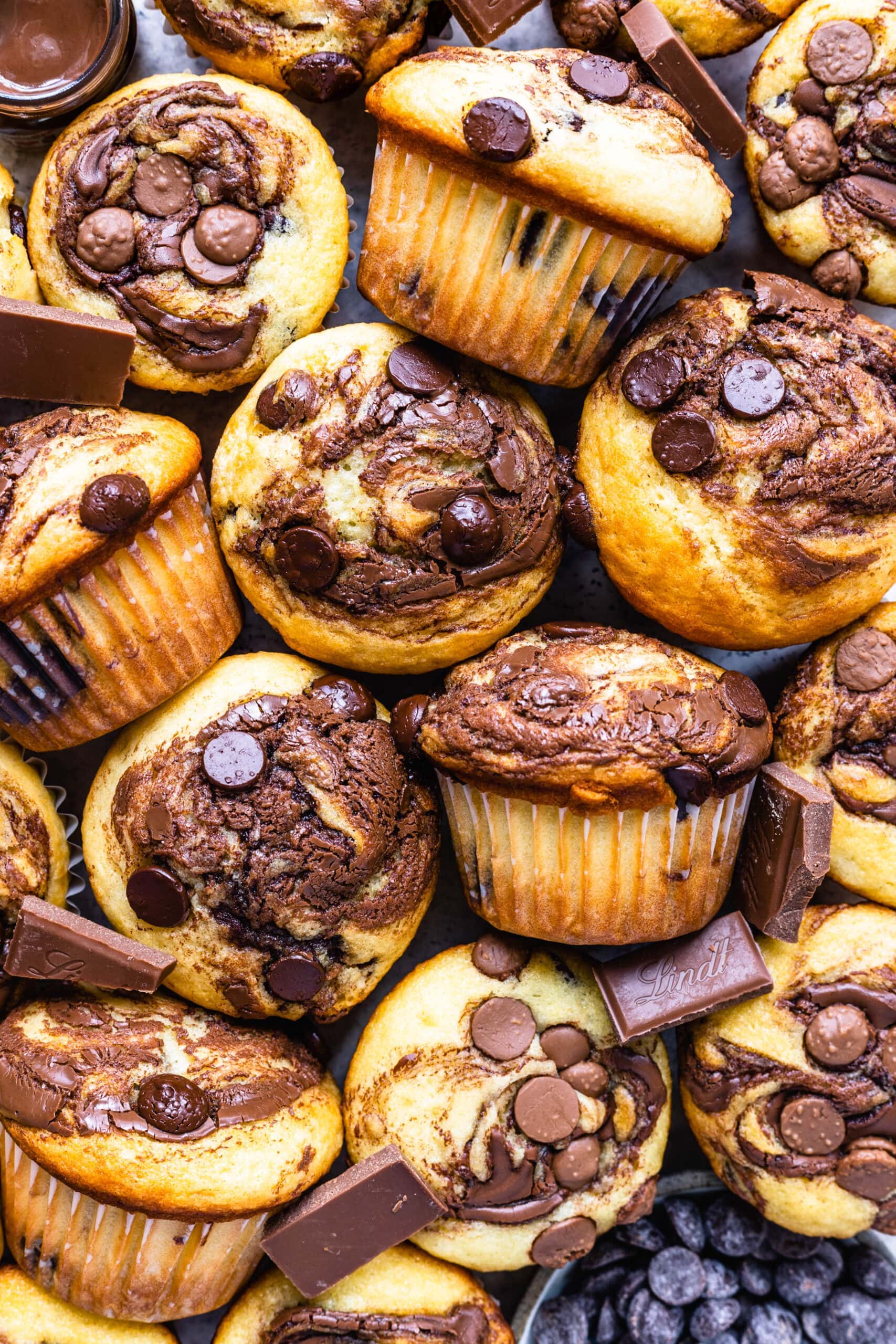 Nutella Muffins - Pies and Tacos