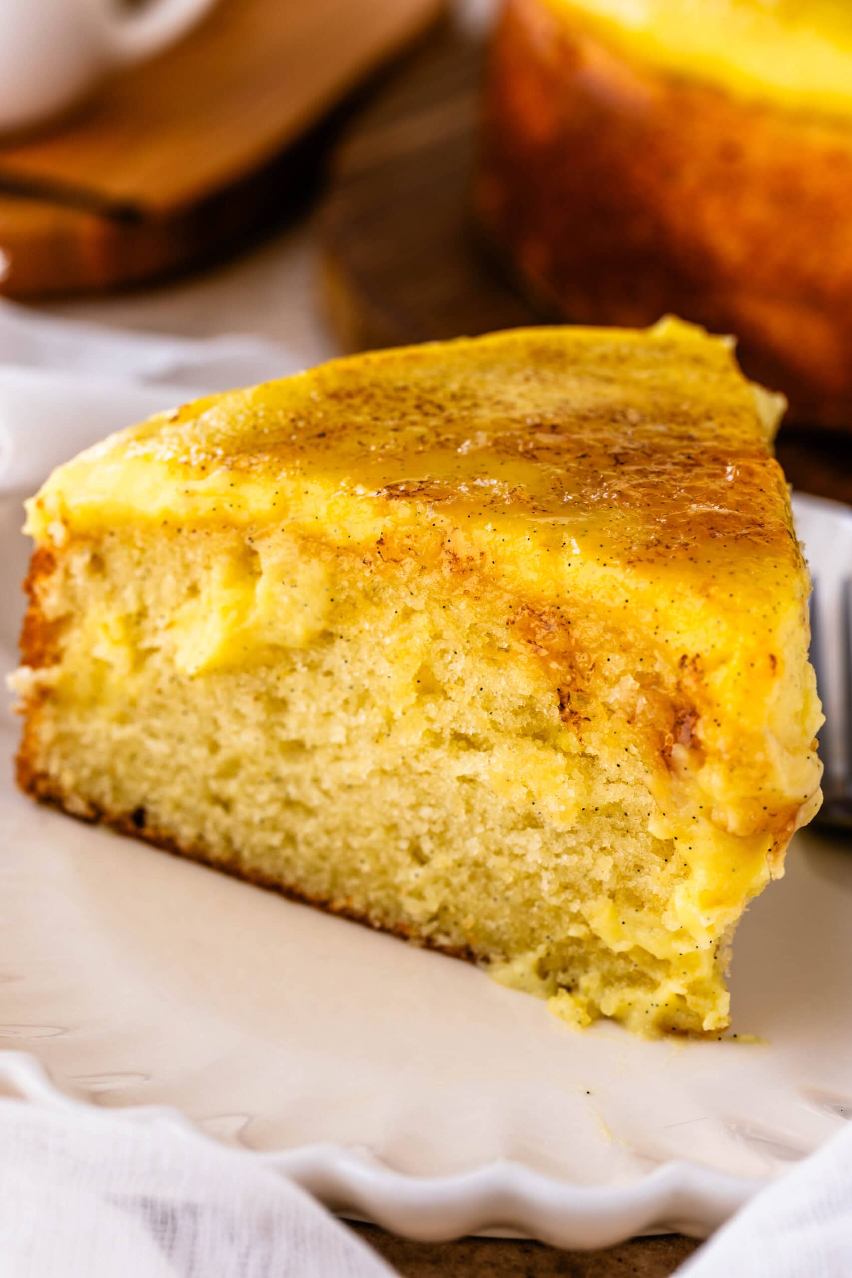 Crème Brûlée Cake - Pies and Tacos