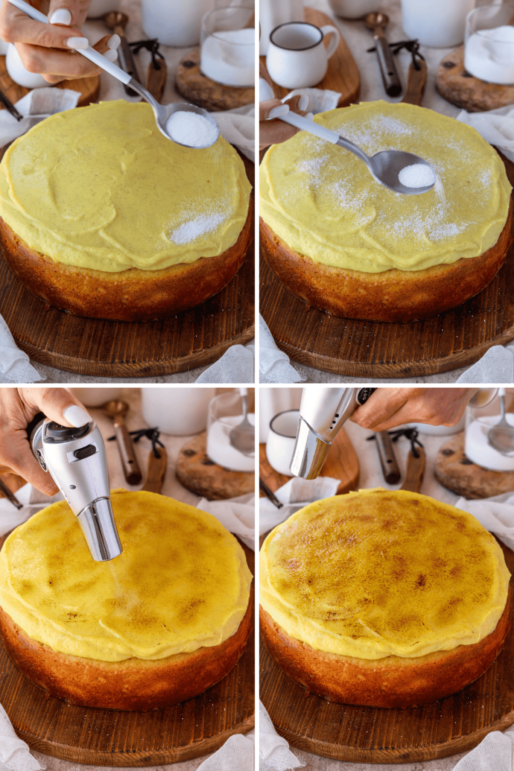 Crème Brûlée Cake - Pies and Tacos