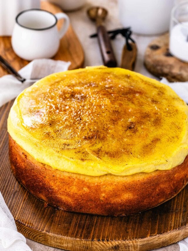 Crème Brûlée Cake Recipe Story - Pies and Tacos