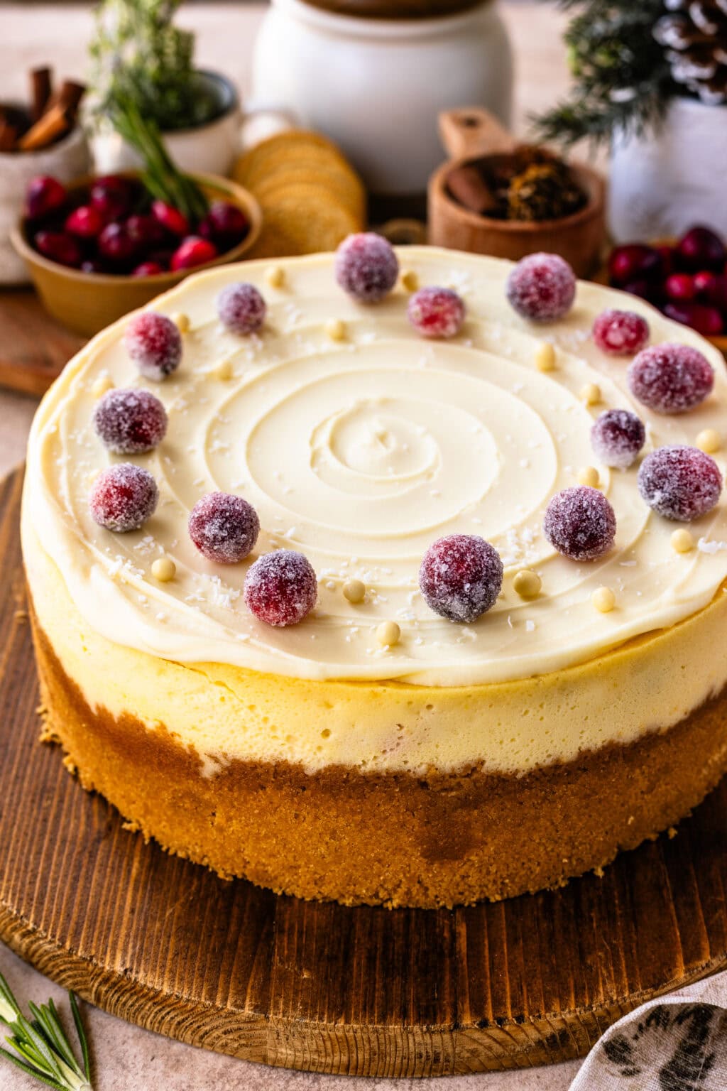 Cranberry Cheesecake - Pies and Tacos