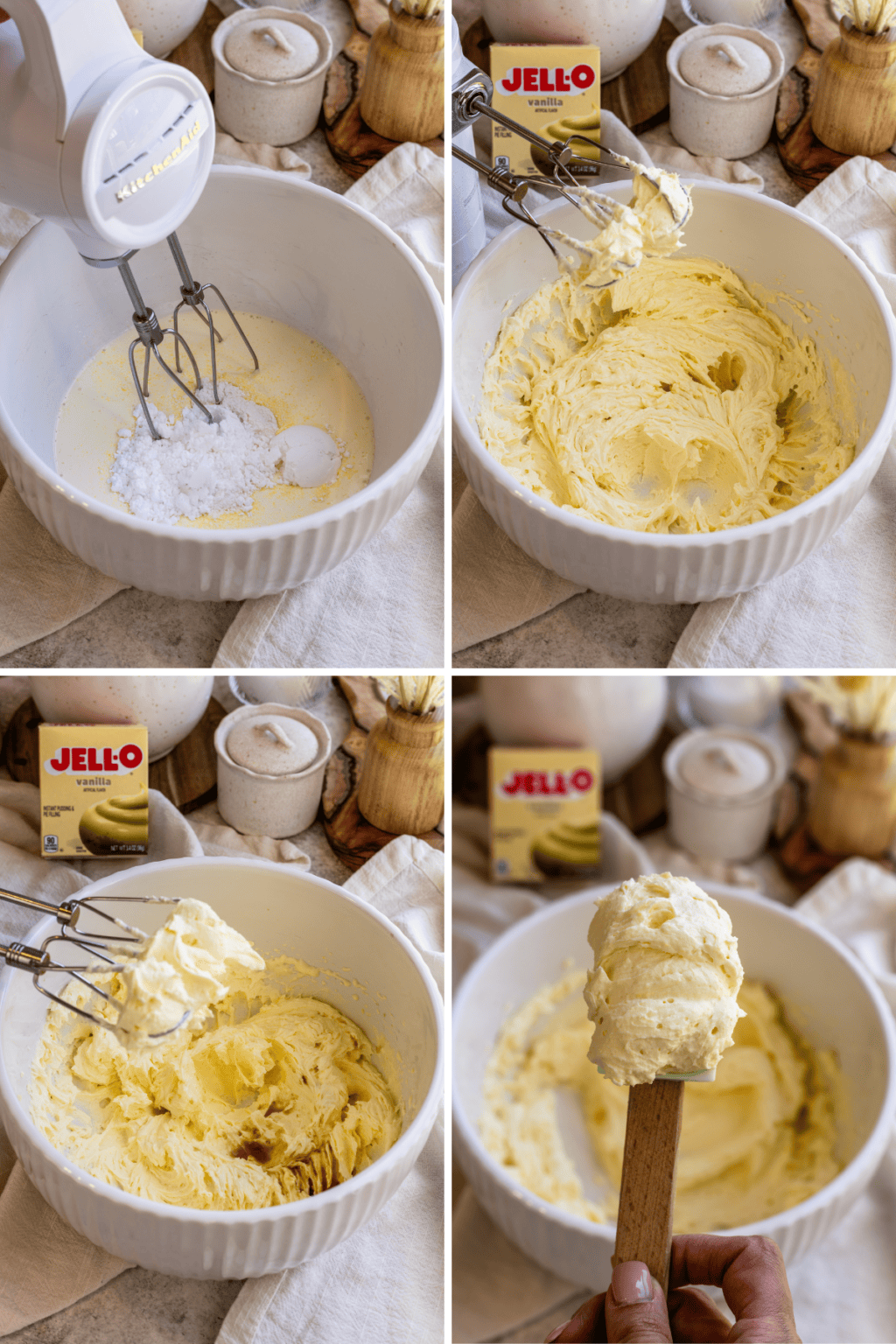 Stabilized Whipped Cream Frosting - Pies and Tacos