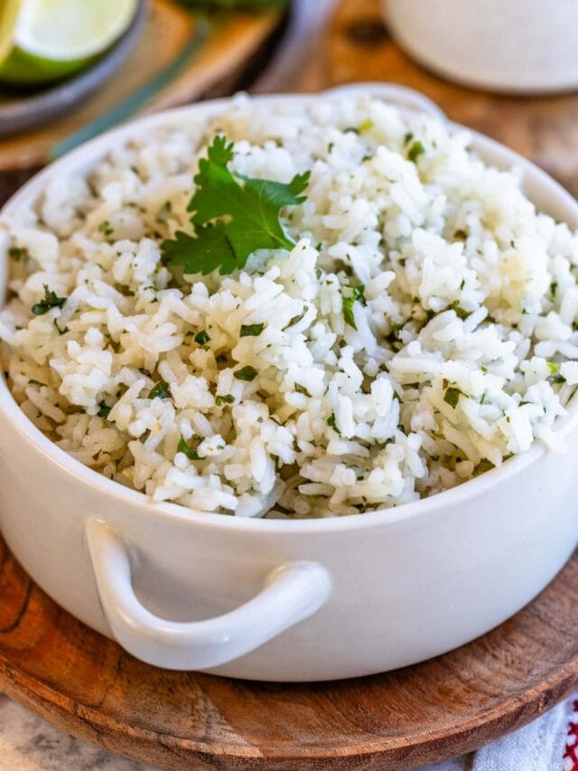Cilantro Lime Rice Recipe Story - Pies and Tacos