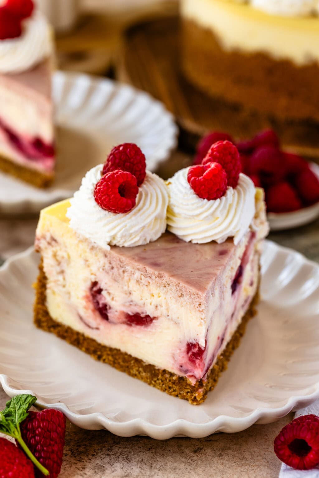 Raspberry Cheesecake - Pies and Tacos