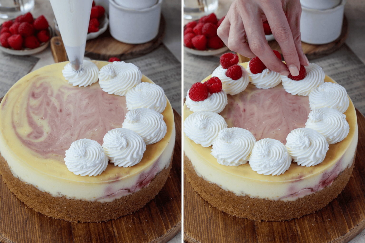 Raspberry Cheesecake - Pies and Tacos