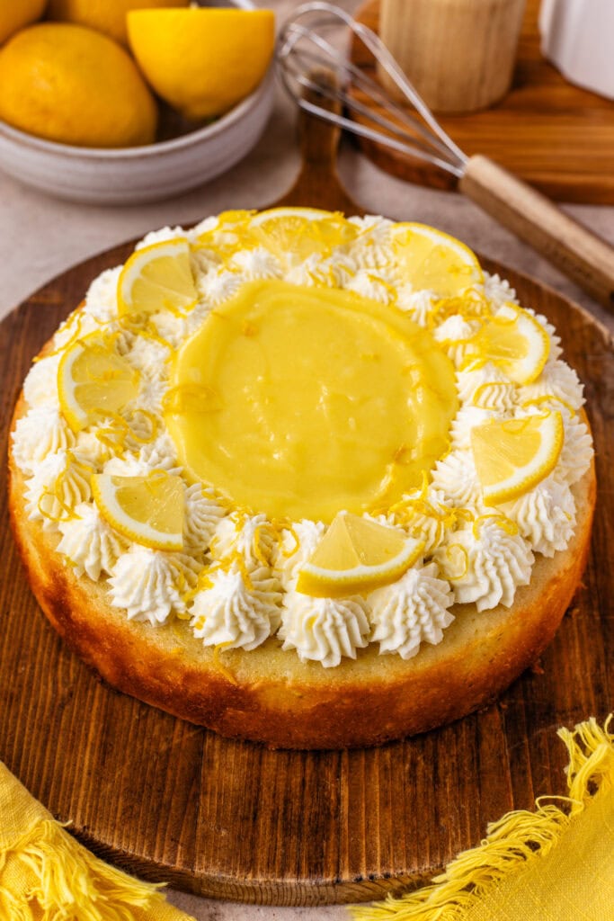 Lemon Curd Cake - Pies and Tacos