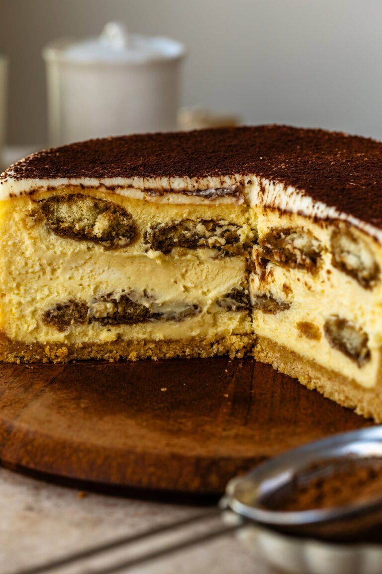 Tiramisu Cheesecake - Pies and Tacos